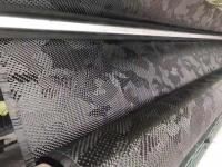 China Carbon Aramid Hybrid Fabric 200gsm Waterproof Camouflage 0.28mm for Industrial Use for sale