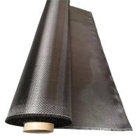 China 0.25mm 200gsm 3K Twill Plain Woven Carbon Fiber Cloth Roll for Automotive Marine Aerospace for sale