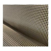 China High Gloss 200gsm Carbon Aramid Hybrid Fabric Plain Weave 100cm Width for sale