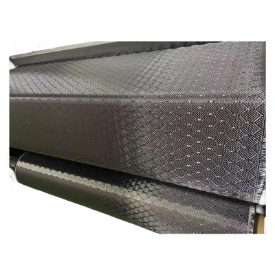China 3K Honeycomb Carbon Fiber Cloth Kevlar Hybrid Fabric 50cm 150cm Width Smooth Surface for sale