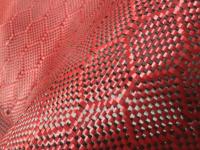 China 3K Honeycomb Carbon Fiber Cloth Kevlar Hybrid Fabric 50cm 150cm Width Smooth Surface for sale