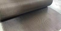 China 200gsm Blended Black Carbon Fiber Fabric 50cm 150cm Width Jacquard Style Waterproof for sale