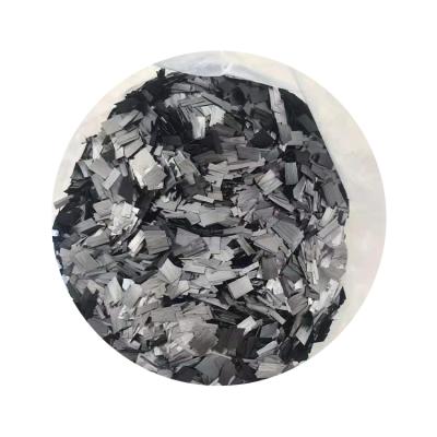 China Nonwoven Chopped Carbon Fiber Fabric 200gsm Waterproof Dry Cut Sheet 100cm Width for sale