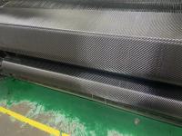 China Anti Static 4x4 Twill 3k Plain Weave Carbon Fiber Fabric 280gsm Woven High Strength for sale