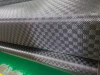 China 3K Carbon Fiber Fabric 280gsm Checkerboard Weave 50-150cm Width Waterproof for Industrial Use for sale