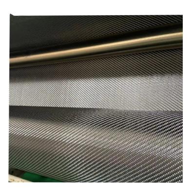 China 3K Carbon Fiber Fabric 280gsm Twill Weave 100cm Width Lightweight Composite Material for sale