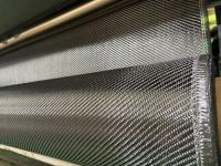 China 3K Carbon Fiber Fabric 280gsm Twill Weave 100cm Width Lightweight Composite Material for sale