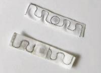China 8 Heat Sealing Durable UHF Laundry Tag Single Layer With M4E Chip , heat seal adhesive laundry tag for sale