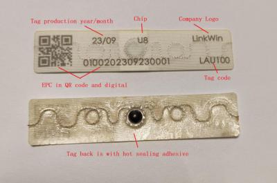 China 1KByte Laundry Tag with ISO14443A/ISO/IEC 18000-6C EPC Global Class 1 Gen 2 Protocol for sale