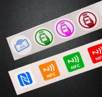 China Custom Rewritable RFID NFC 213 NFC215 NFC Sticker Label Tag , NFC white label with printing and encodingA for sale