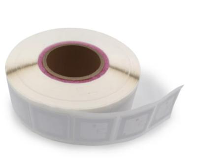 China Library Books Management 50x50mm ICODE Slix  , ICODE Slix2 RFID Book Library Label Tag Sticker for sale