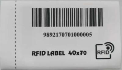 China UHF carelabel , 860~960Mhz Uhf Tags RFID laundry tag For Clothing Garment Apparel Waterproof Fabric Management Labels for sale
