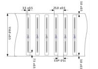 China UHF Long-Range Programmable UHF RFID LED Tag with LED Light for Asset Management , RFID LED label for sale