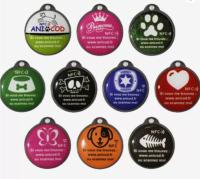 China 13.56MHZ Anti Lost RFID Pet Tag QR Code 213 EpoxyFor Dog Cat , RFID pet tag for sale
