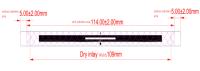 China Double Side Adhesive RFID Wet Inlay M4QT Chip Release Paper for sale