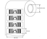 China RFID Label Tags 43*18mm ISO14443A Lifetime More Than 10 Years Customized for sale