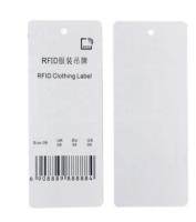 China 105*35mm Clothing Passive RFID Hang Tag For Clothing Store Managem for sale