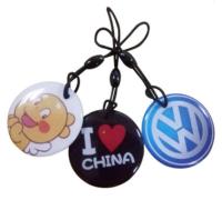 China ISO14443A Round RFID Hard Tag 13.56mhz for sale