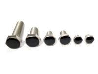 China IP66 Mould Passive UHF Screw Tag Ceramic 304 Stainless Steel Fixture Management for sale