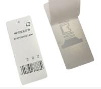 China 70*30mm Paper Clothing RFID Hang Tag Apparel Clothes 960MHZ for sale