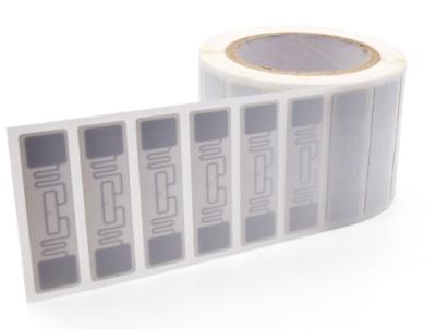 China 9 Chip Long Range Passive UHF RFID Paper Label Customized for sale