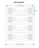 China RFID Label Tags 13.56MHz 43*18mm Or Customized for B2B for sale
