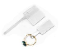 China UHF Jewelry RFID Label Tags PET Material Label With R6P Chip for sale