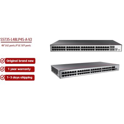 China Hot Sale Gigabit Network Switch 48*10/100/1000BASE-T Ports,4*1GE SFP S5735-L48LP4S-A-V2 for sale