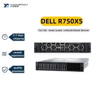 China Used Dell PowerEdge R750xs Server with 3rd Gen Intel Xeon Scalable Processor, 16 DDR4 DIMM Slots in 2U Rack for sale