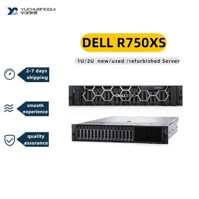 China Used Dell PowerEdge R750xs Server with 3rd Gen Intel Xeon Scalable Processor, 16 DDR4 DIMM Slots in 2U Rack for sale