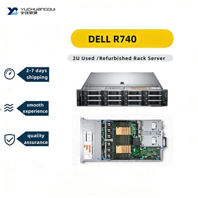 China Used PowerEdge R740 Server with Intel Xeon Scalable Processor and 24 DDR4 DIMM Slots in Good Condition for sale