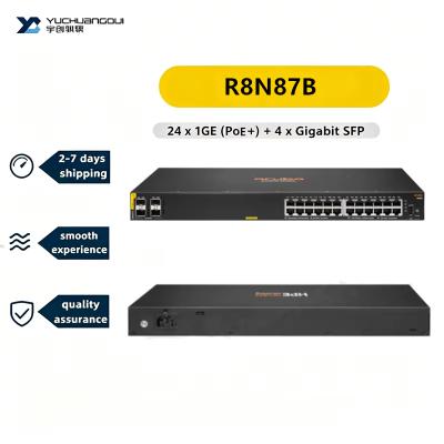 China HPE Aruba CX 6000 R8N87B 24 Port Gigabit PoE Switch 4x1G SFP Uplink for sale