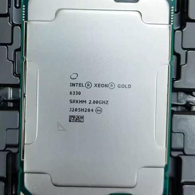 China Wholesale Intel Xeon Gold 2.00 Ghz 42M Cache 28 Core 56 Thread Server Cpu 6330 SRKHM Processor for sale