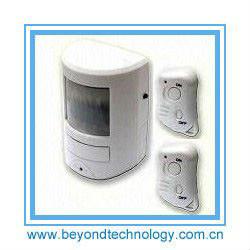 China Low Indicator Wireless PIR Motion Sensor Alarms CX - MA90 - I With Two Remote Control for sale