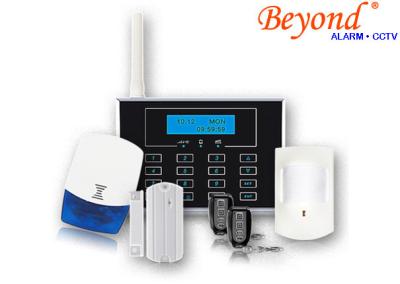 China Dual Network GSM PSTN House Alarm System with touch keypad and wireless doorbell for sale