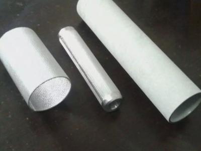 China SS316L stainless steel wire mesh cylindrical sintered filter element for sale