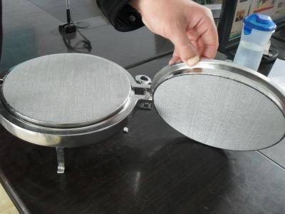 China 25um sintered stainless steel filter plate for drug dryer for sale