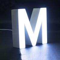 China Outdoor door advertising signs acrylic character resin stainless steel door signature signature outdoor neon lantern for sale