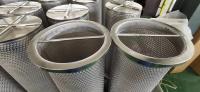 China Available for battery electrode experiments titanium alloy Punching Hole Sintered Basket Strainer Filter for sale