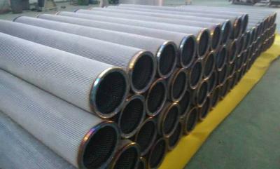 China Stainless steel folding filter with sinter treatment for water treatment for sale