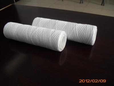 China 10'' 20'' 30'' 40'' PP wire wound filter cartridge / string wound cartridge filter for sale