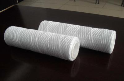 China 5um PP Yarn String Wound Filter Cartridges with stainless steel Core or PP Core for sale