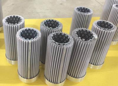 China stainless steel folding wave filter cartridge High temperature filter for sale