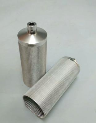 China Porous Stainless Steel Metal Sintered microporous Filter candle element for sale