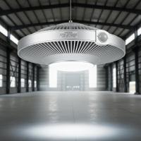 China 50000 Hours UFO High Bay Light Microwave Sensor Enabled 145lmW Lumen Efficiency for Large Indoor Lighting Applications for sale