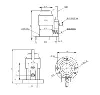 China M26D-20 Stainless Steel Automatic Tool Setter 20mm Diameter 0.001mm 1.5N 6-Wire Z Axis Zero Sensor CNC Milling Machine for sale
