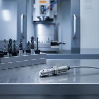China CNC Engraving Machine Plunger Type Tool Setter 0.001mm Repeatability 0.6N Operating Z Axis 3mm Stroke SUS303 NO NC Signal Output for sale
