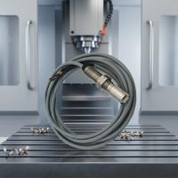 China CNC Engraving Machine Plunger Type Tool Setter 0.001mm Repeatability 0.6N Operating Z Axis 3mm Stroke SUS303 NO NC Signal Output for sale