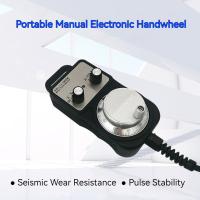 China LJJ Stainless Steel Solid CNC Manual Pulse Generator MPG Lathe Electronic Handwheel 12V 25PPR for Fanuc PLC Fagor Controller for sale
