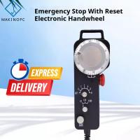 China Fanuc New Generation 6 Axis Electronic Handwheel with Emergency Stop Reset MPG Pendant Pulse Generator for CNC Machine System for sale